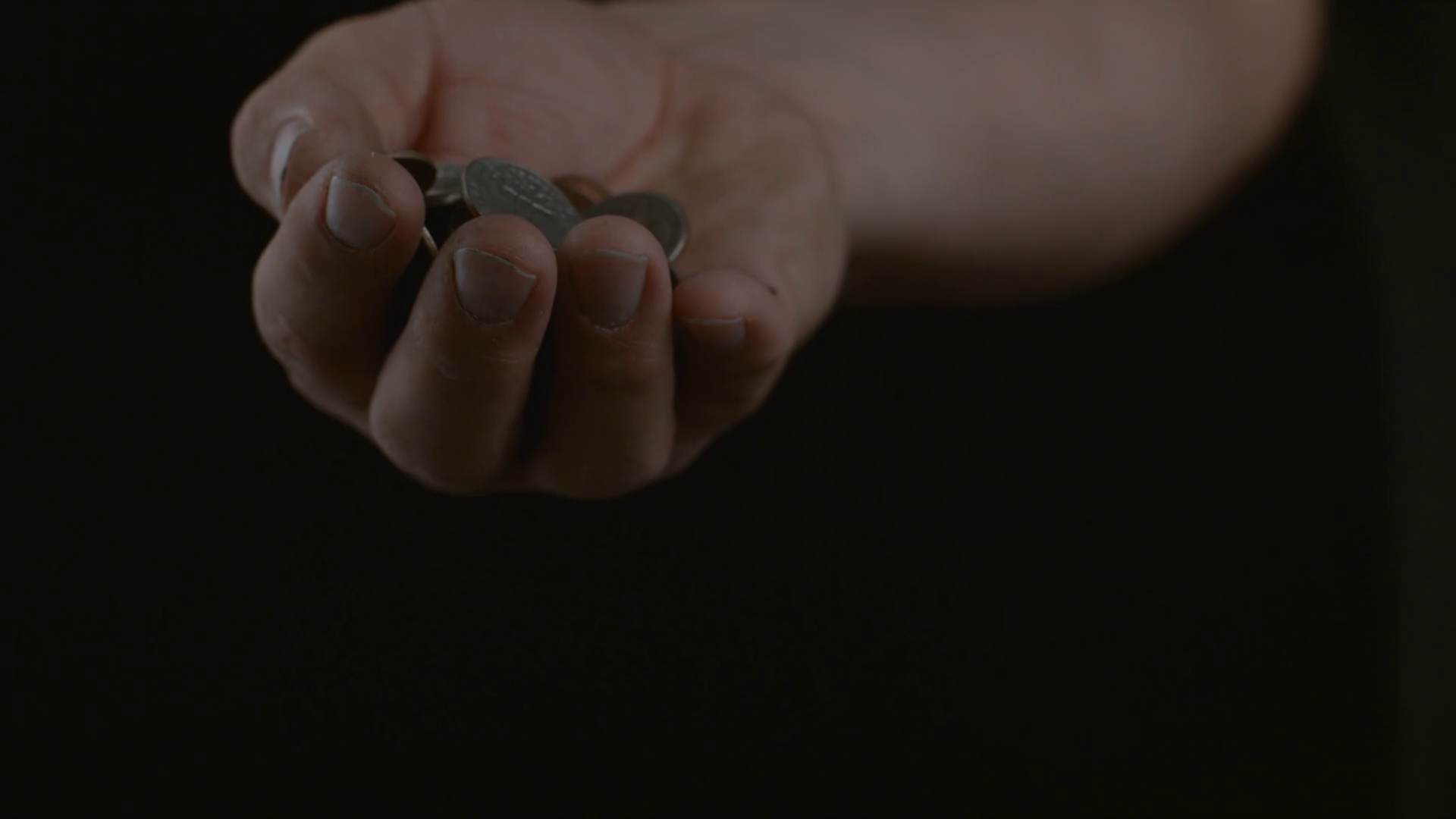 Hand Dropping Coins In Slow Motion; Shot On Stock Footage SBV-347597210 ...