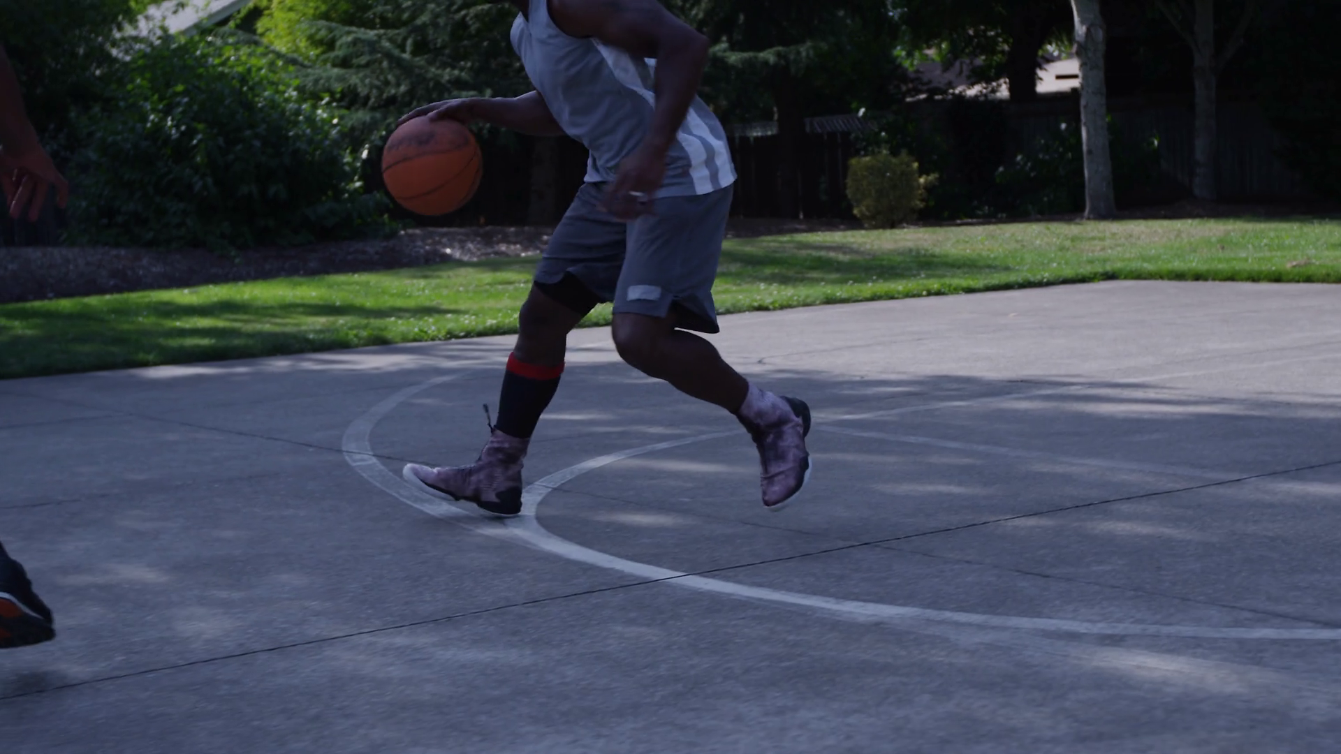 One On Street Basketball; Player Dribbling Stock Footage SBV-347597812 ...