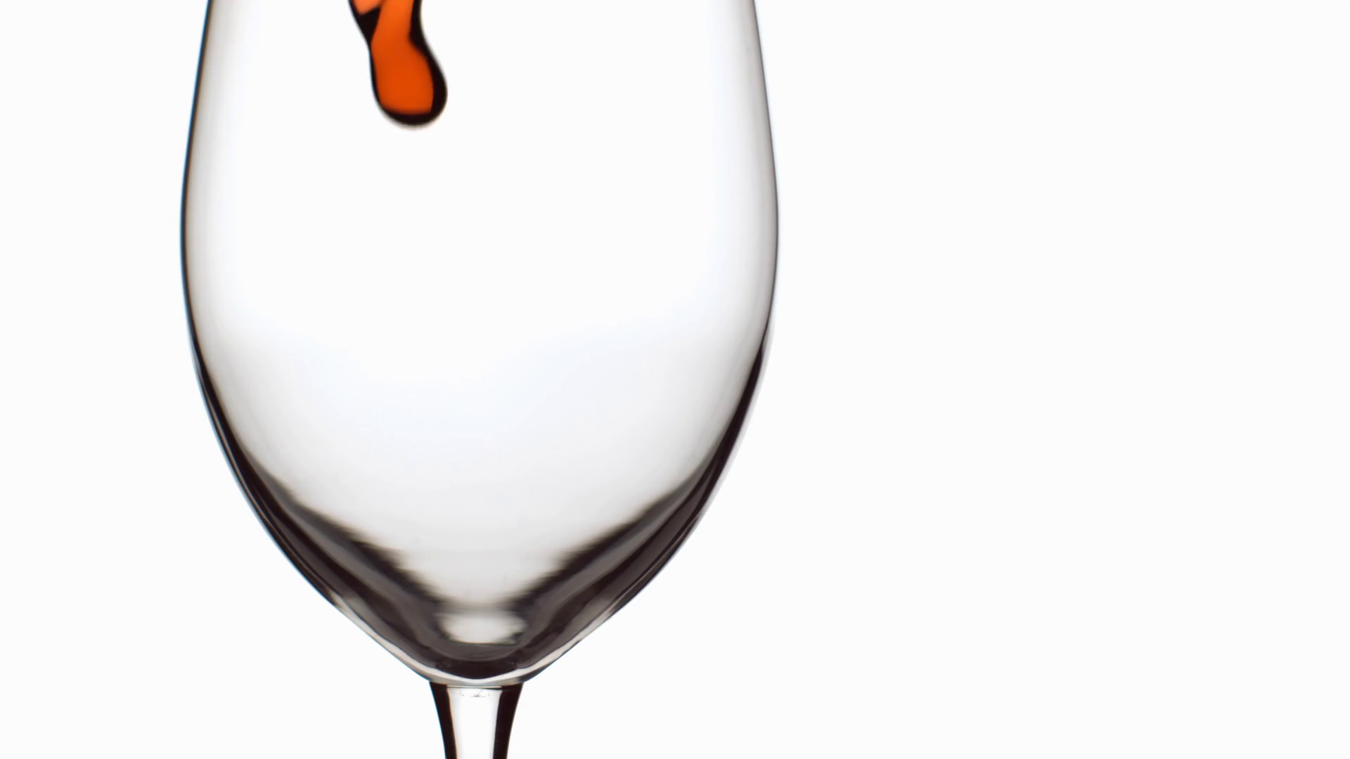 Slow Motion Shot Of Red Wine Pouring Into Stock Footage SBV-347598450 ...