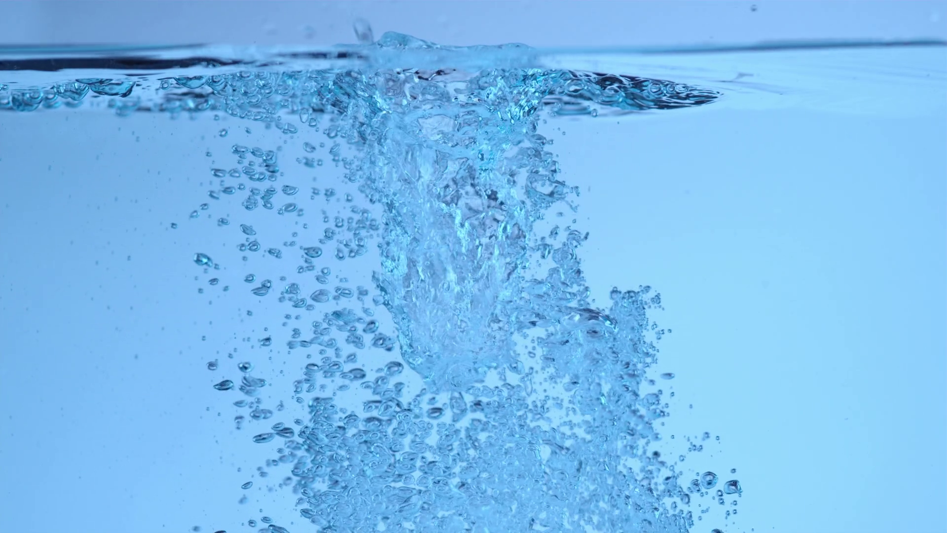 Underwater Splash Bubbles In Slow Motion; Stock Footage SBV-347600697 ...