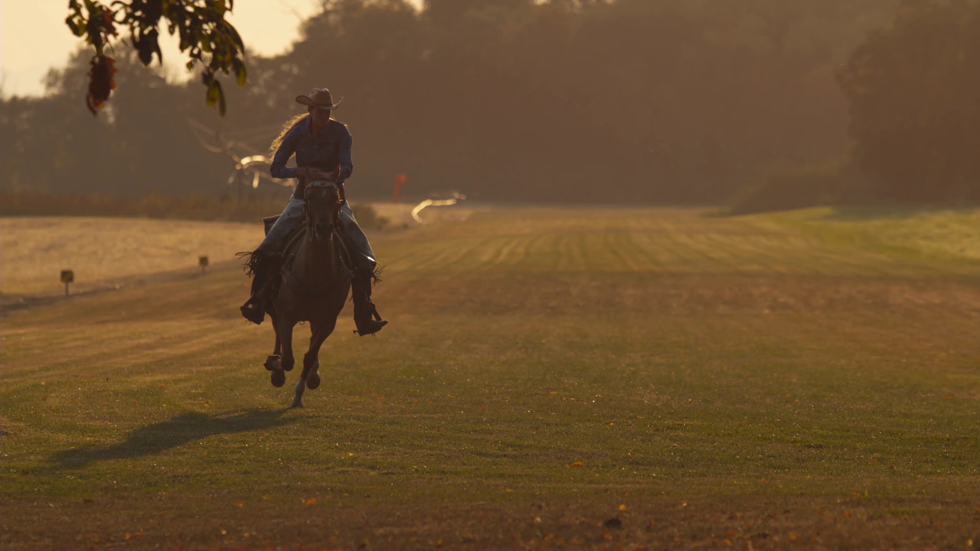 Woman Horseback Riding In Super Slow Motion Stock Footage SBV-347611939 ...