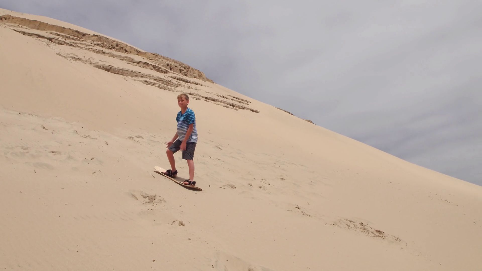Boys Sandboarding On Dunes Oregon Stock Footage SBV-347618311 - Storyblocks