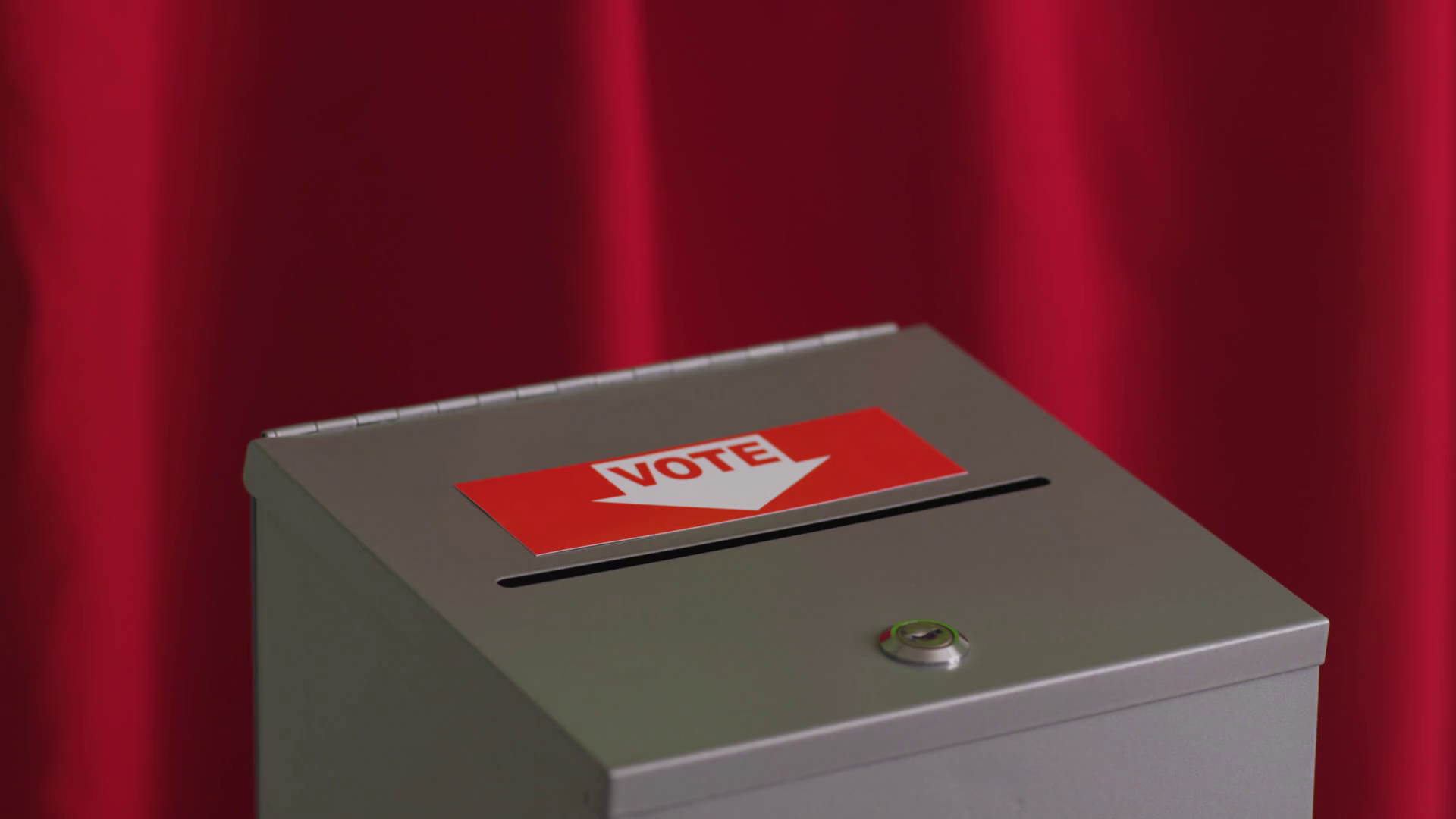 Putting Ballot Into Voting Box Election Stock Footage SBV-347630210 ...