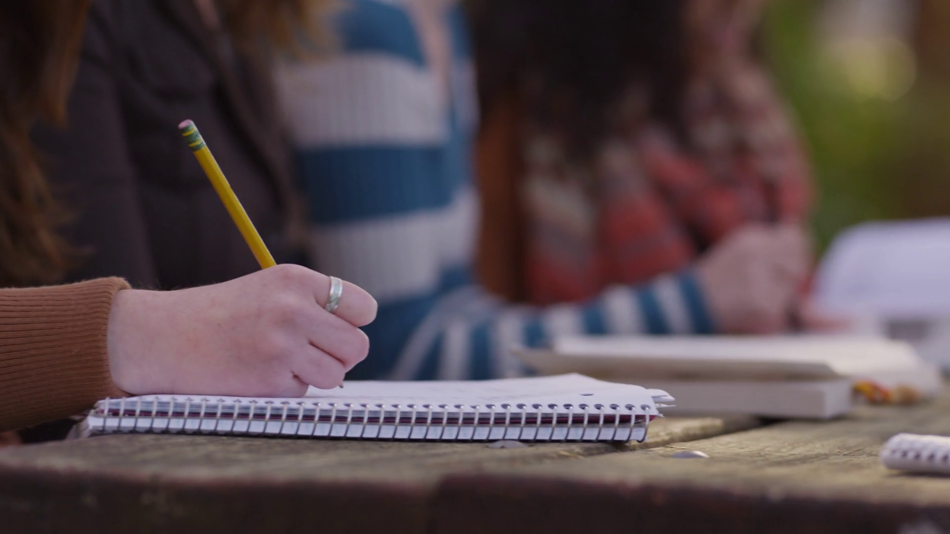 Closeup Of College Student Taking Notes Stock Footage SBV-347652335 ...