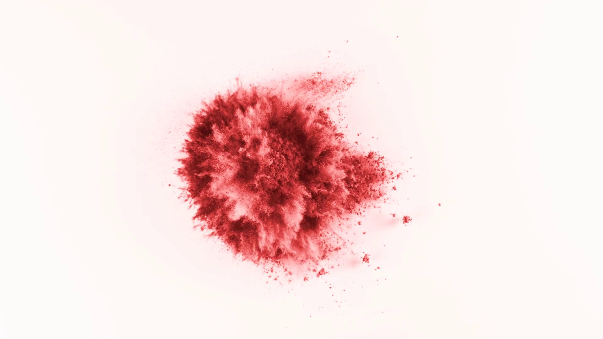 Red Powder Exploding On White Background In Stock Footage SBV-347654037 ...