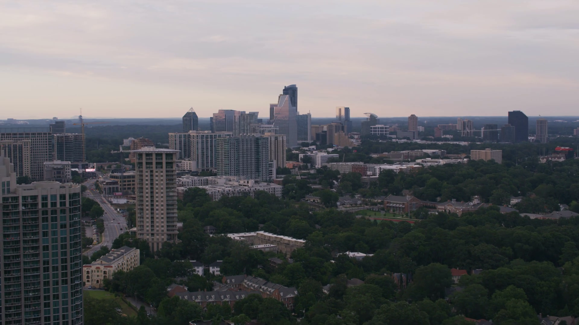 Atlanta Georgia Circa-2017 Daytime Aerial Stock Footage SBV-347673537 ...