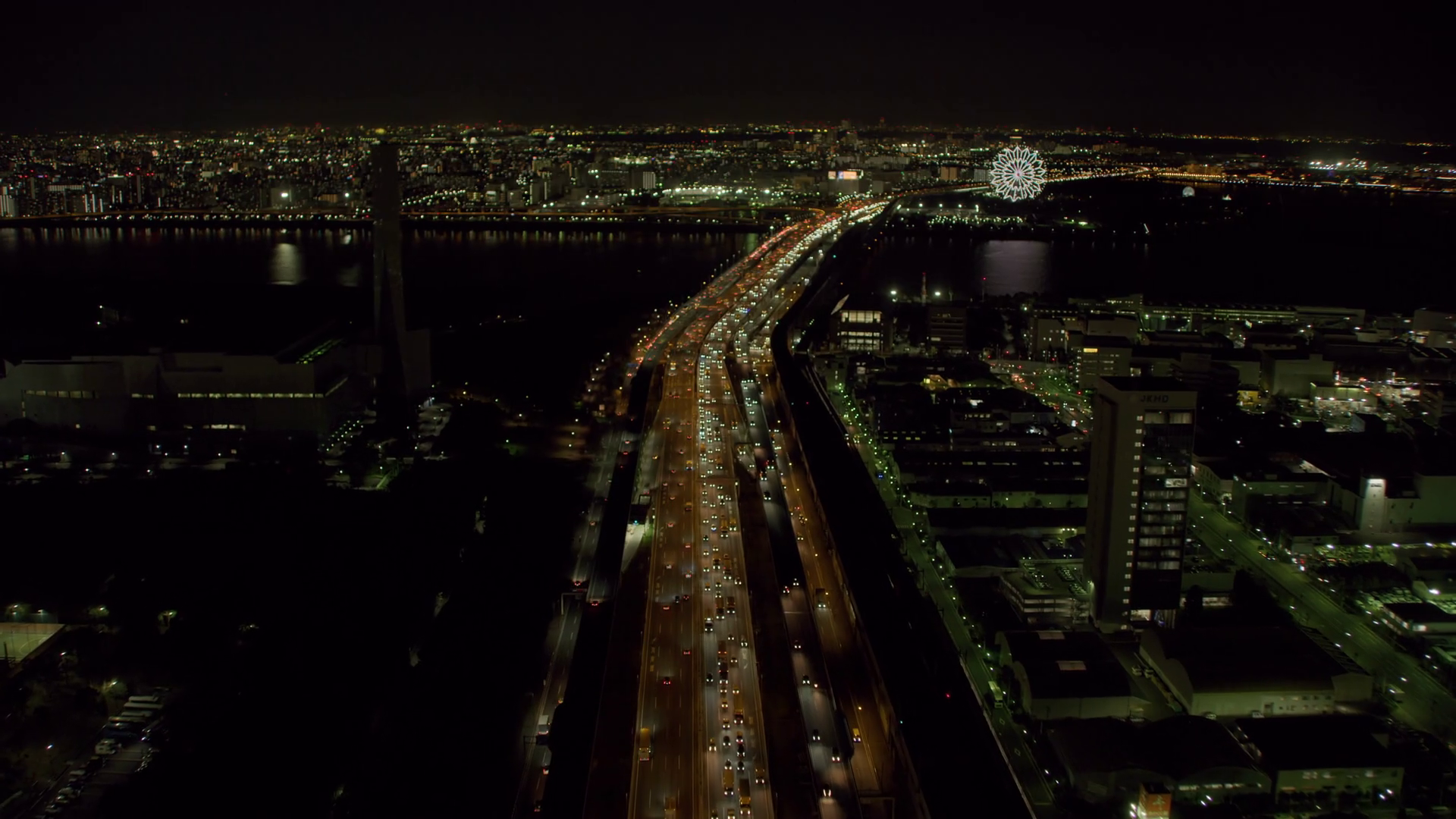 Tokyo Japan Circa-2018 Flying Over Tokyo Stock Footage SBV-347702473 ...