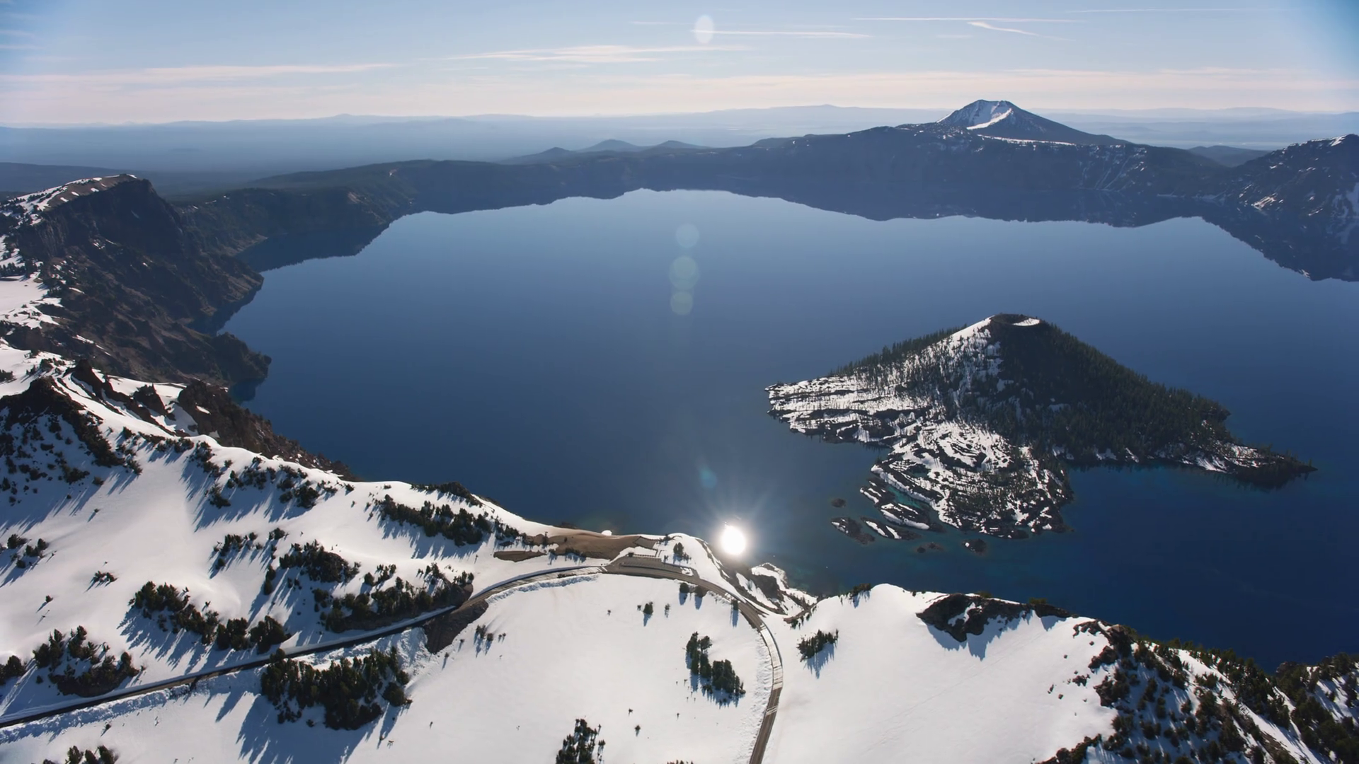 Cascade Mountains Oregon Circa-2019 Aerial Stock Footage SBV-347715943 ...
