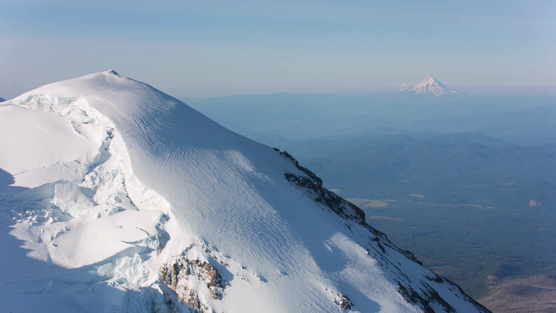 Mount Adams Washington Circa-2019 Aerial Stock Footage SBV-347719981 ...