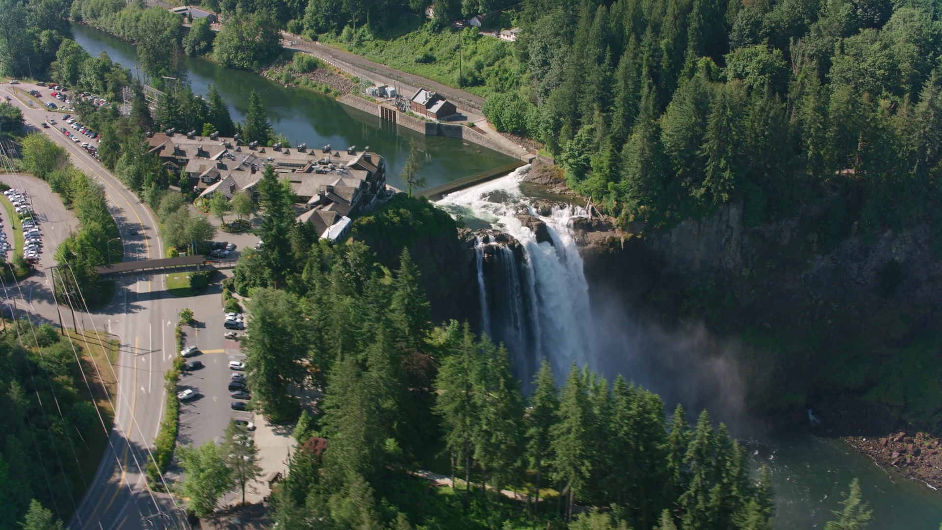 Washington State Circa-2019 Aerial View Of Stock Footage SBV-347720076 ...