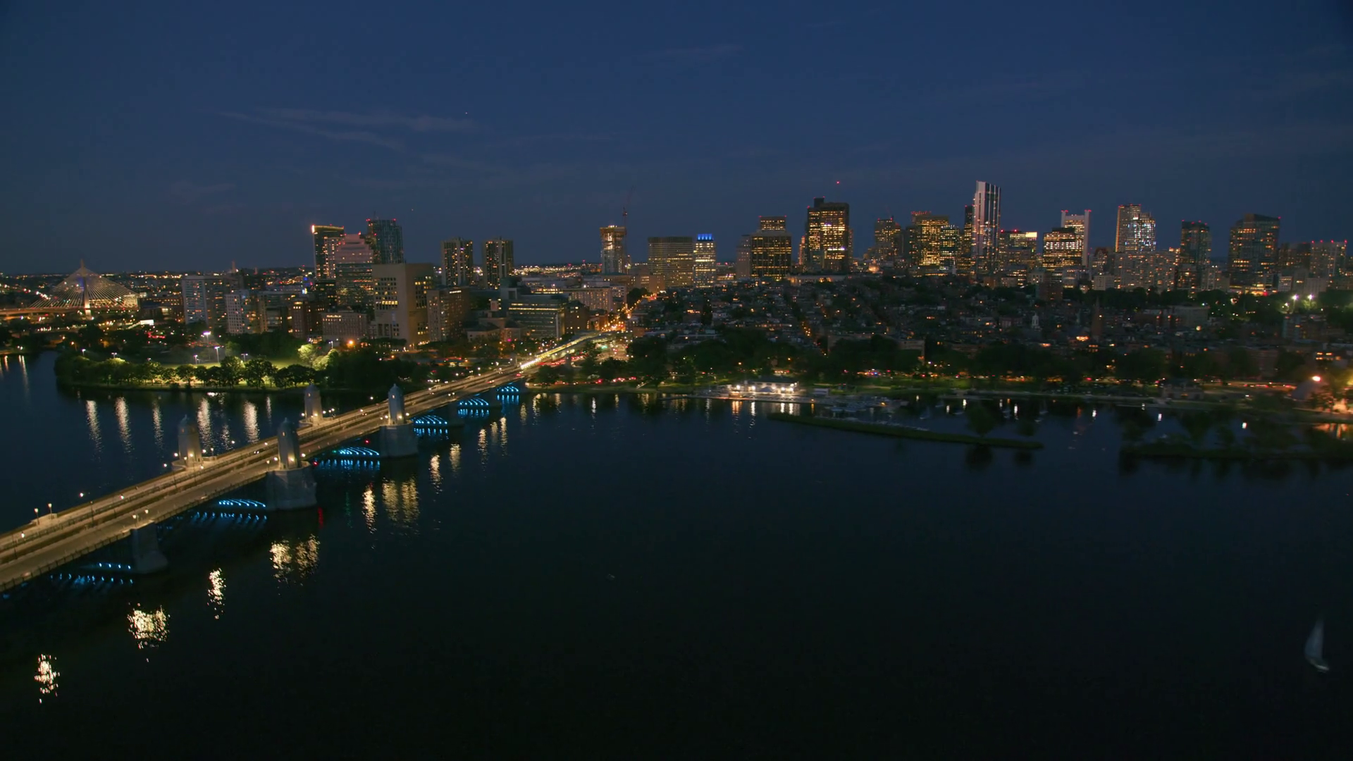 Boston Massachusetts Circa-2019 Aerial View Stock Footage SBV-347725410 ...