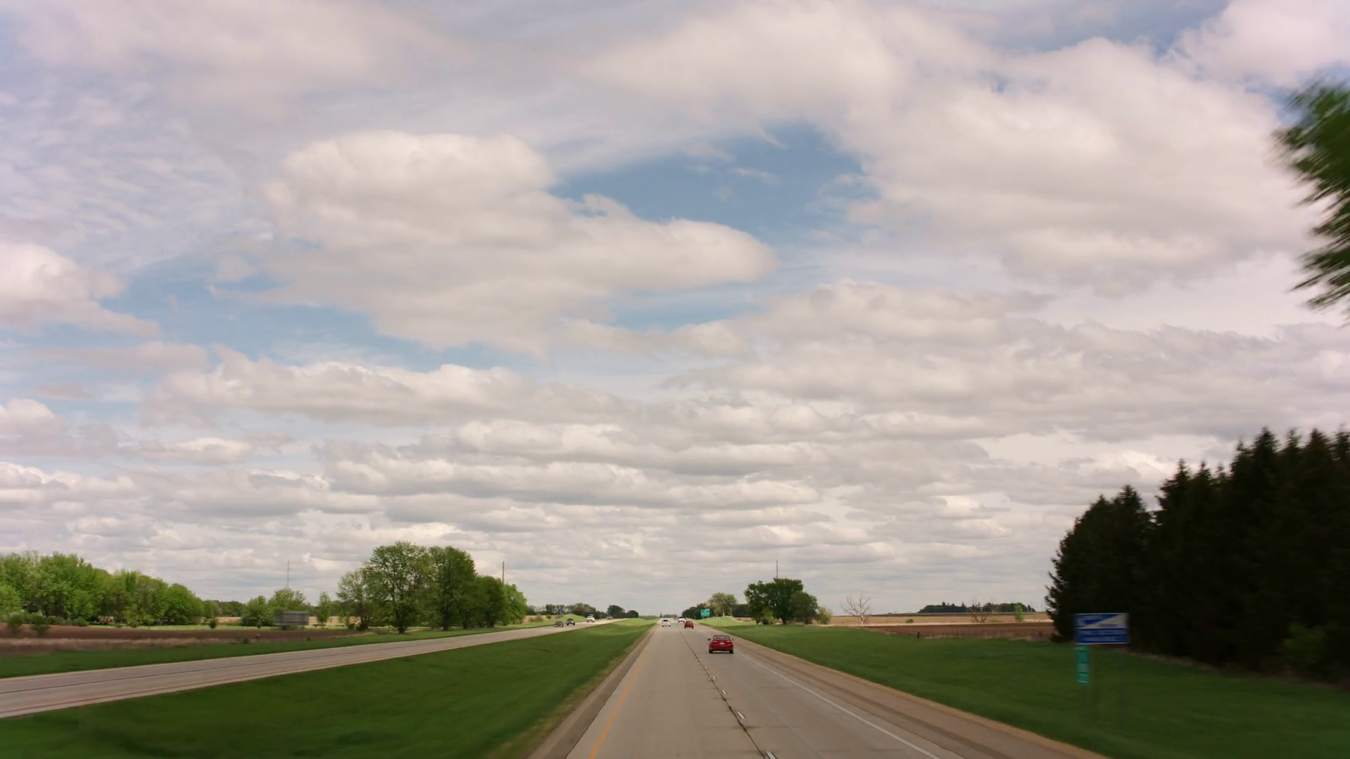 Driving On Freeway Fast Time Lapse Stock Footage SBV-347748669 ...