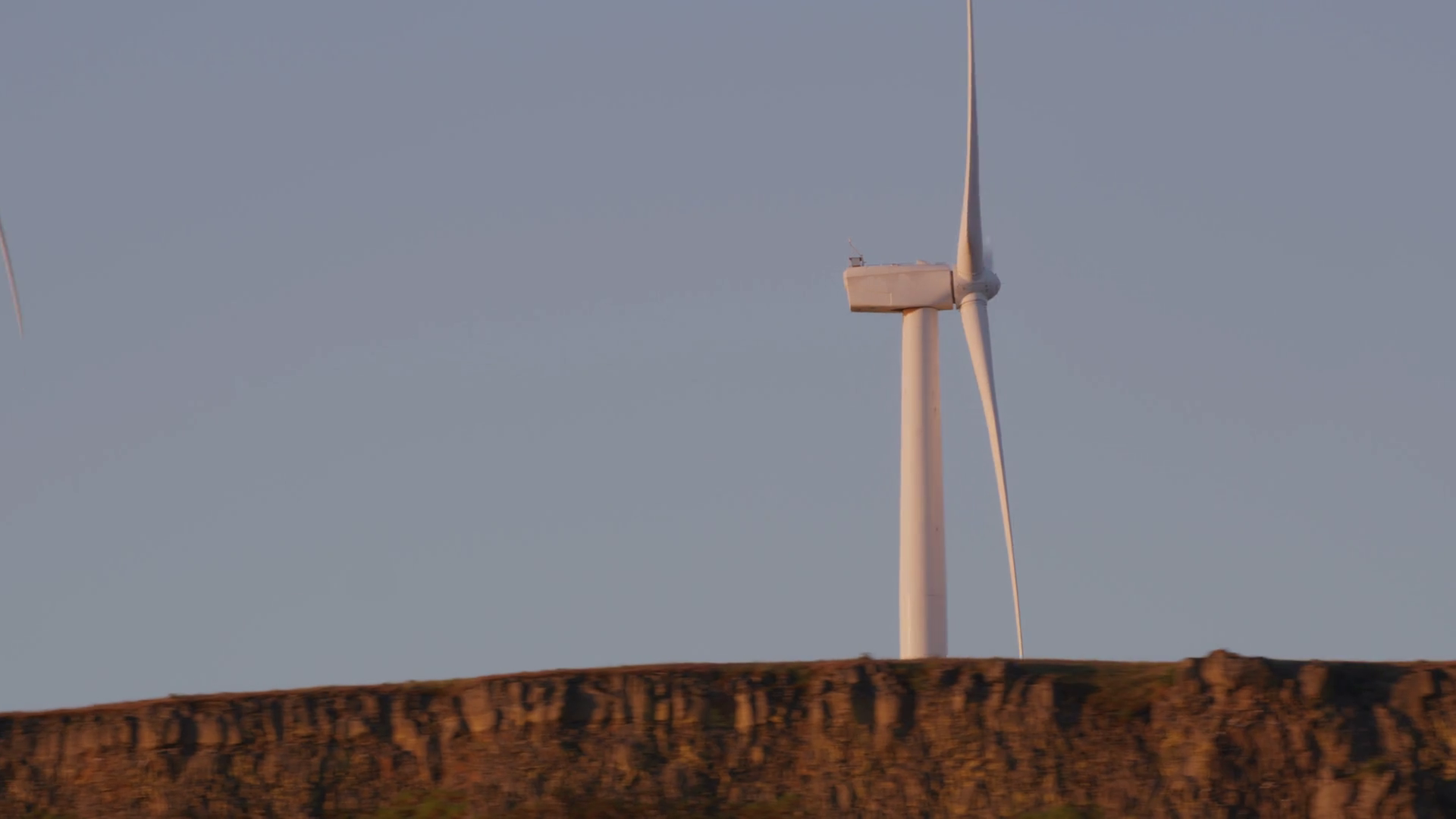 Tracking Shot Of Energy Producing Wind Stock Footage SBV-347749140 ...