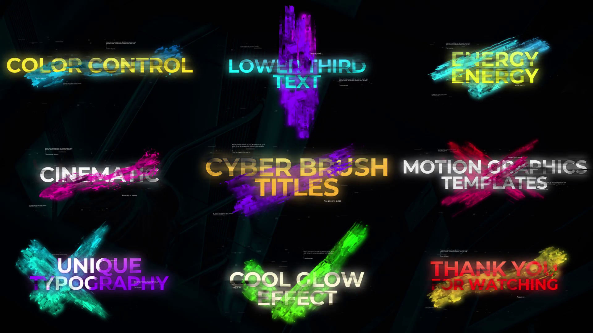 Cyber Brush Titles | Mogrt Template SBV-338851997 - Storyblocks