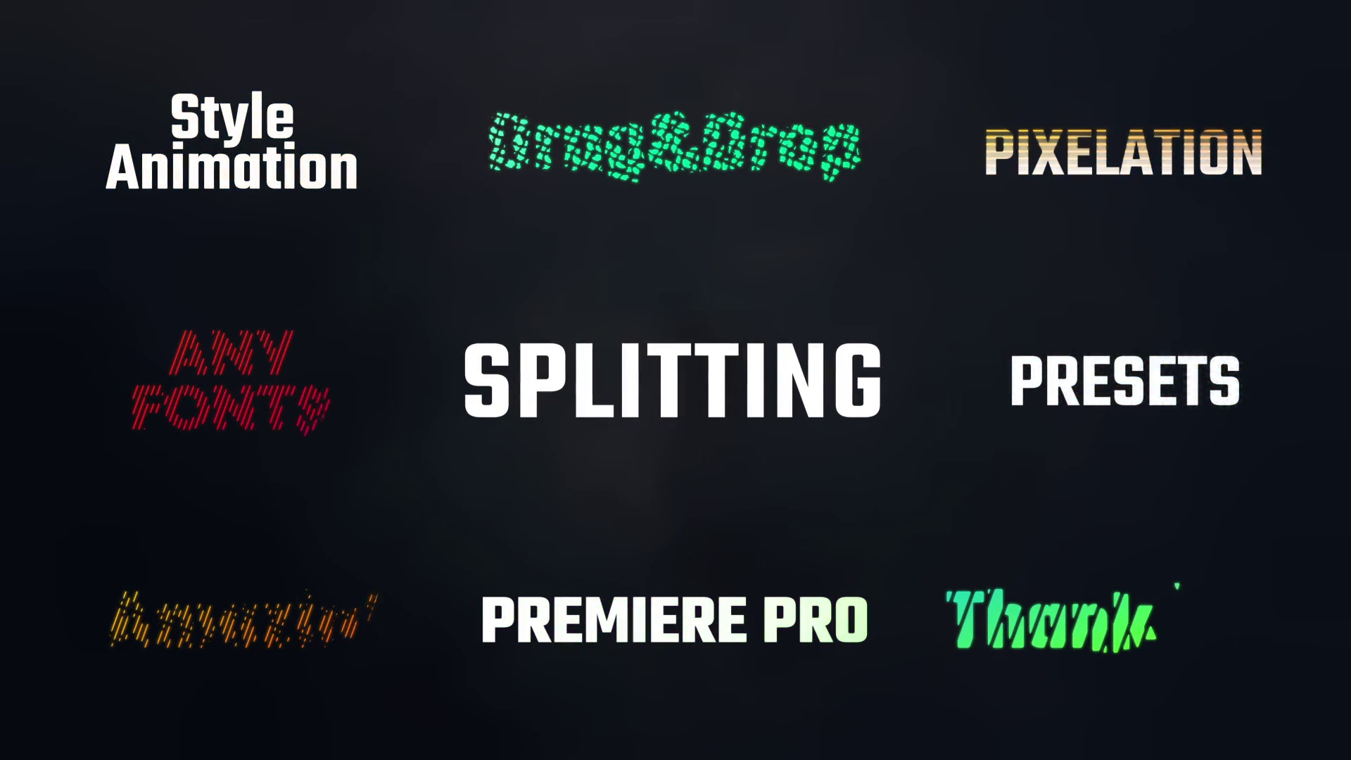 Premiere Pro Template: Splitting Animation | Pp Presets SBV-351931150 ...