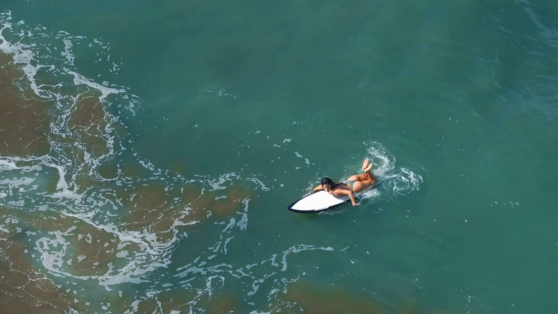 Exciting Surfing Adventure Stunning Aerial Stock Footage SBV-352033636 ...