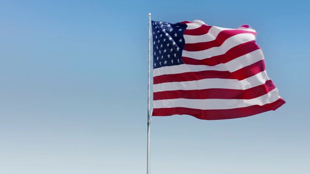 American Flag Flapping Stock Footage: Royalty-Free Video Clips ...