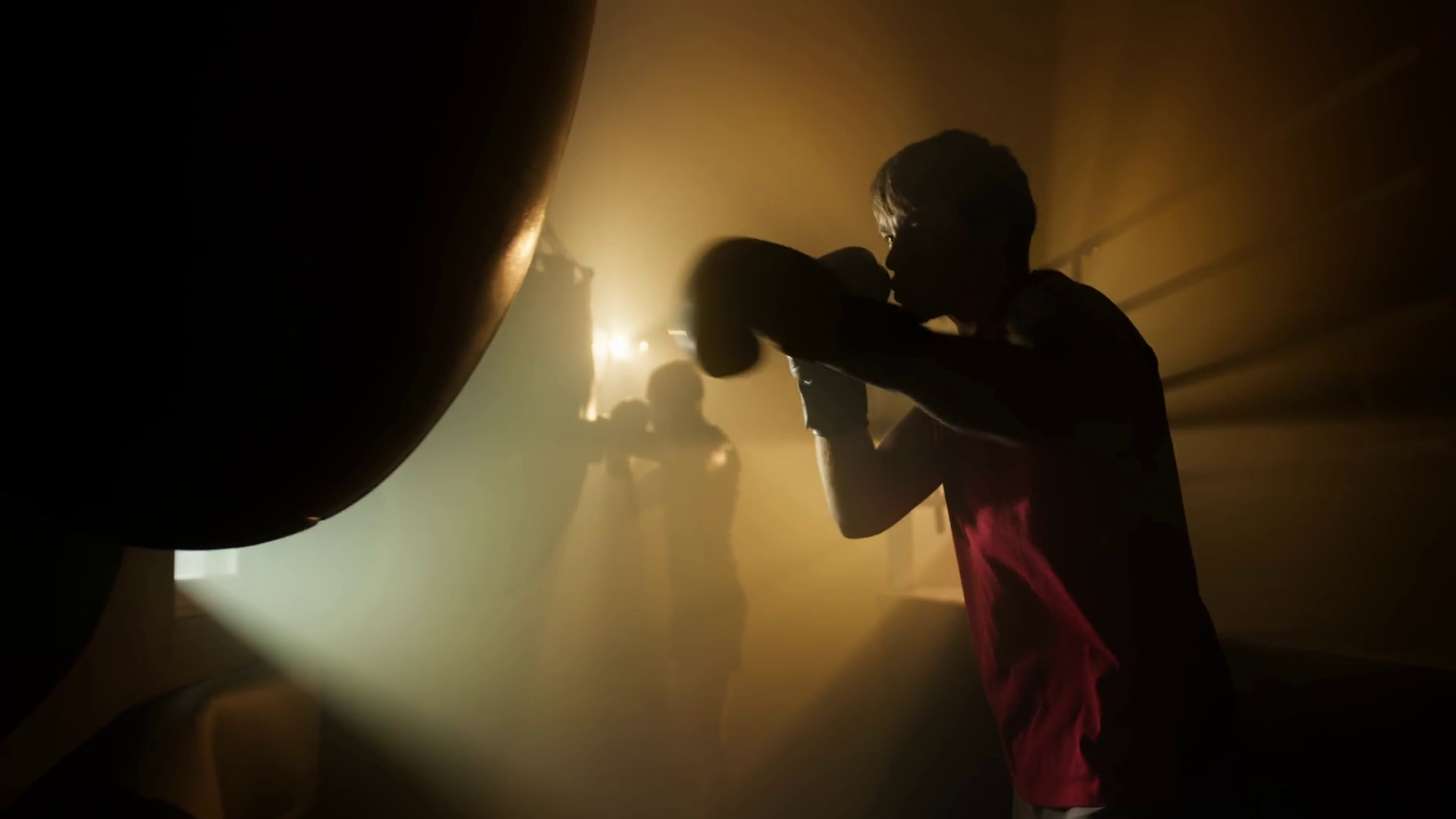Close-up Shot Of Young Guys Hitting Punching Stock Footage SBV ...