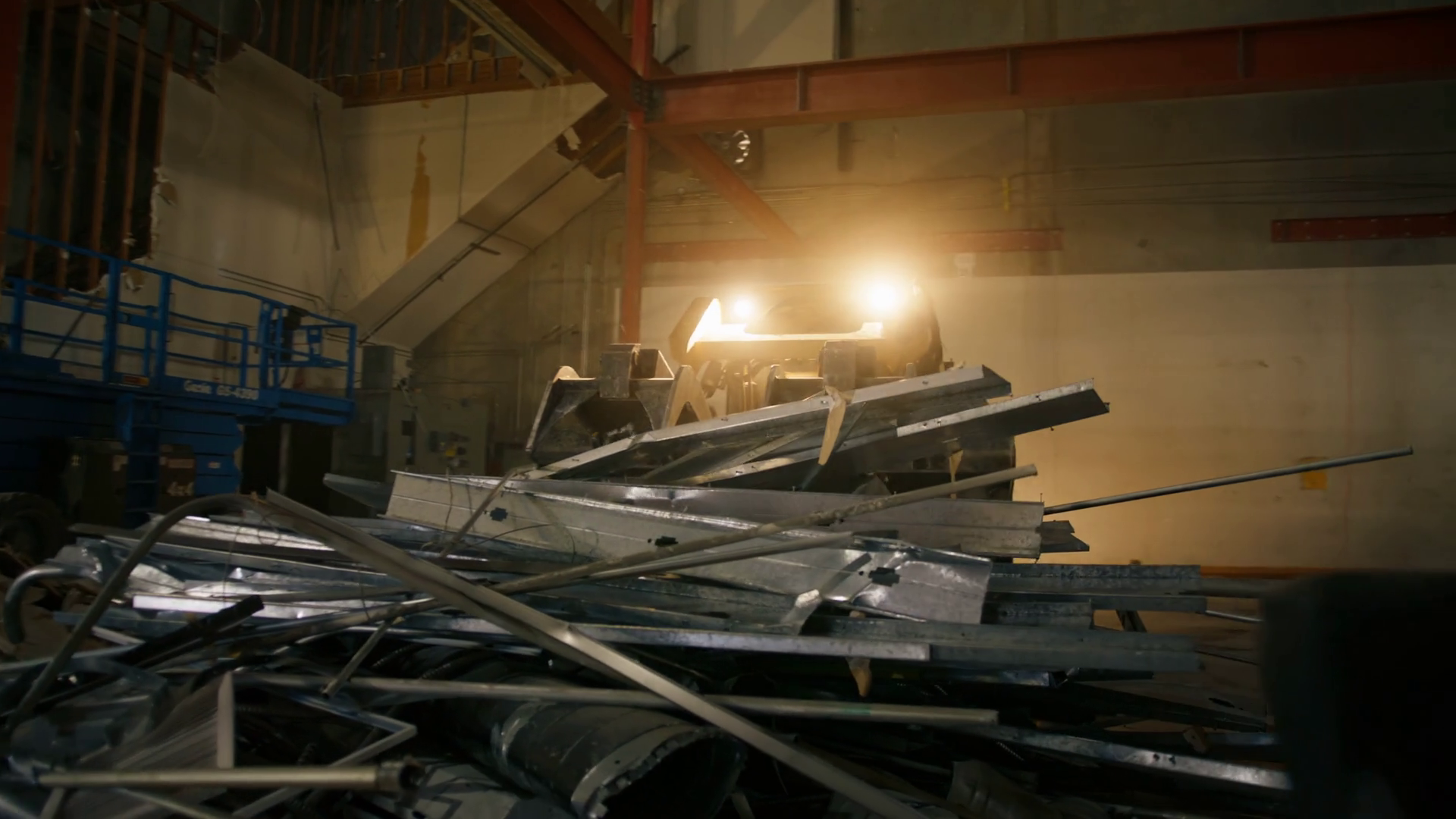 Working Industrial Machinery Loading Heavy Stock Footage SBV-347461275 ...