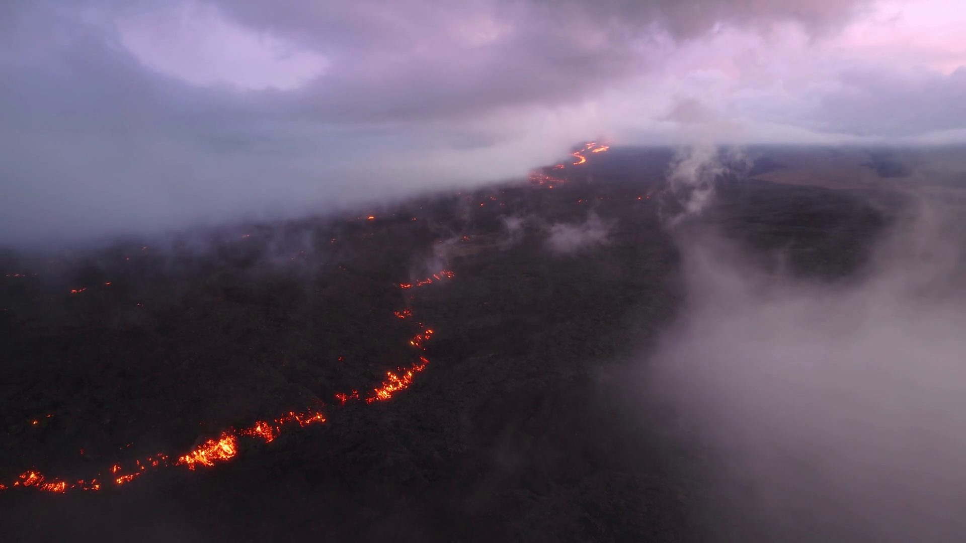 Cinematic Aerial Smoke Evaporating Stock Footage SBV-347504853 ...