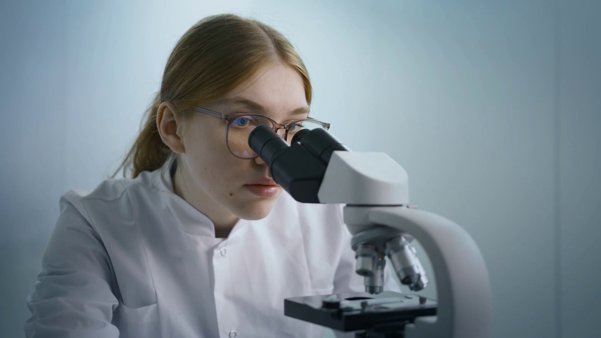 Portrait Of Biotechnology Scientist Woman Stock Footage SBV-347659667 ...
