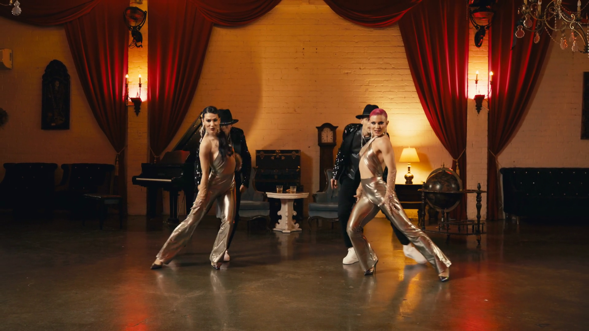 Funky Modern Professional Dancers In Stock Footage SBV-347605745 ...