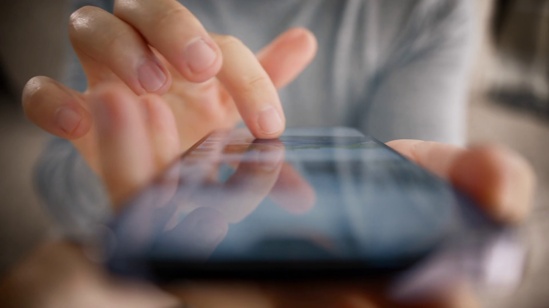 Cinematic Close Up Man Scrolling Pages In Stock Footage SBV-348616812 - Storyblocks