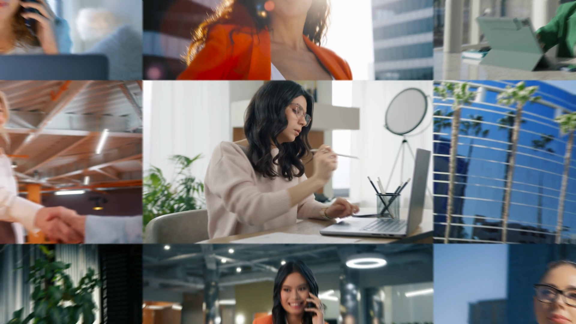 Zoom Out Collage Of Hispanic Business Stock Footage SBV-348855137 ...