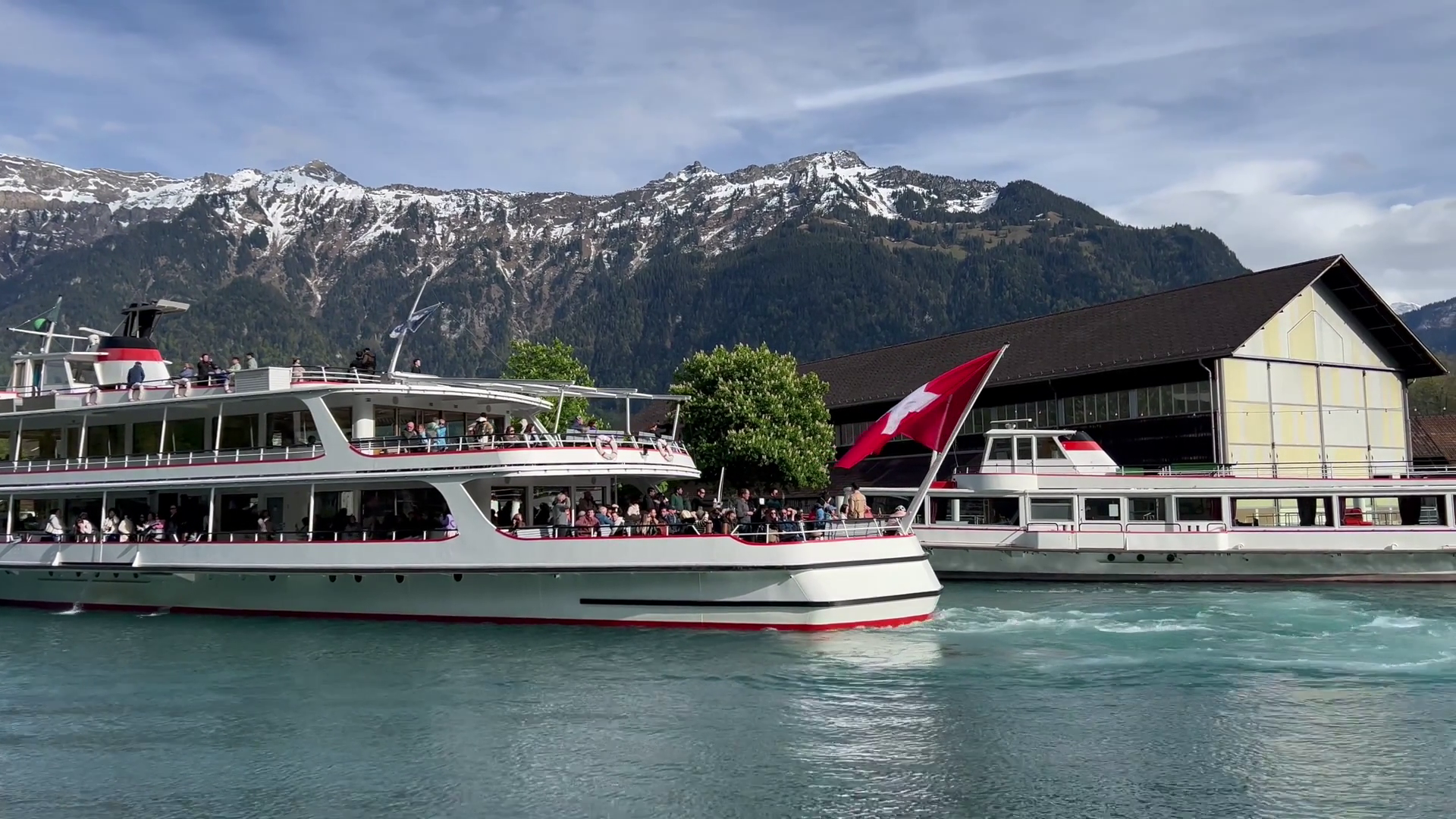 A Serene Spring Day In Interlaken Stock Footage SBV-351677236 - Storyblocks
