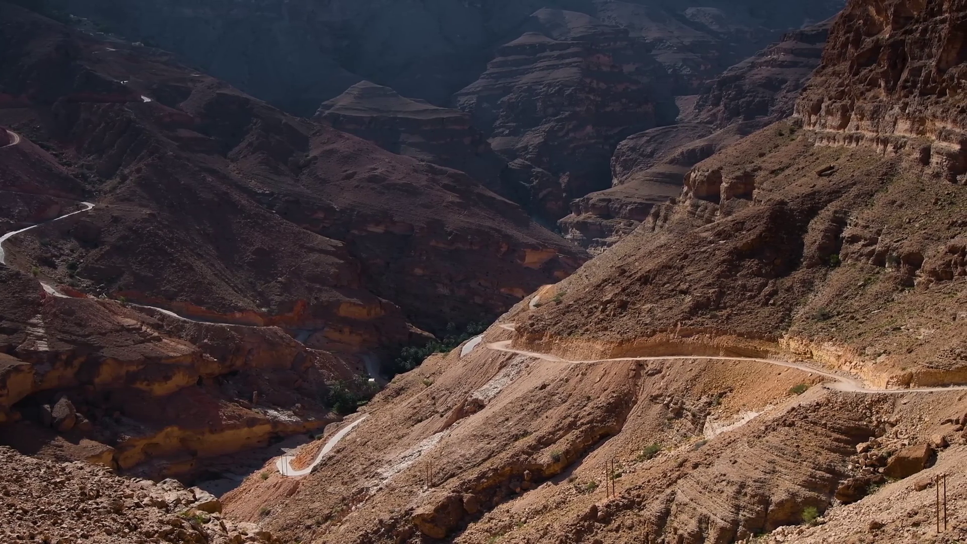 Aerial View Of Wadi Shab Al Fahal Village Stock Footage SBV-352939177 ...