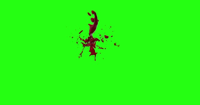 Blood Splatter Greenscreen Stock Footage: Royalty-Free Video Clips ...