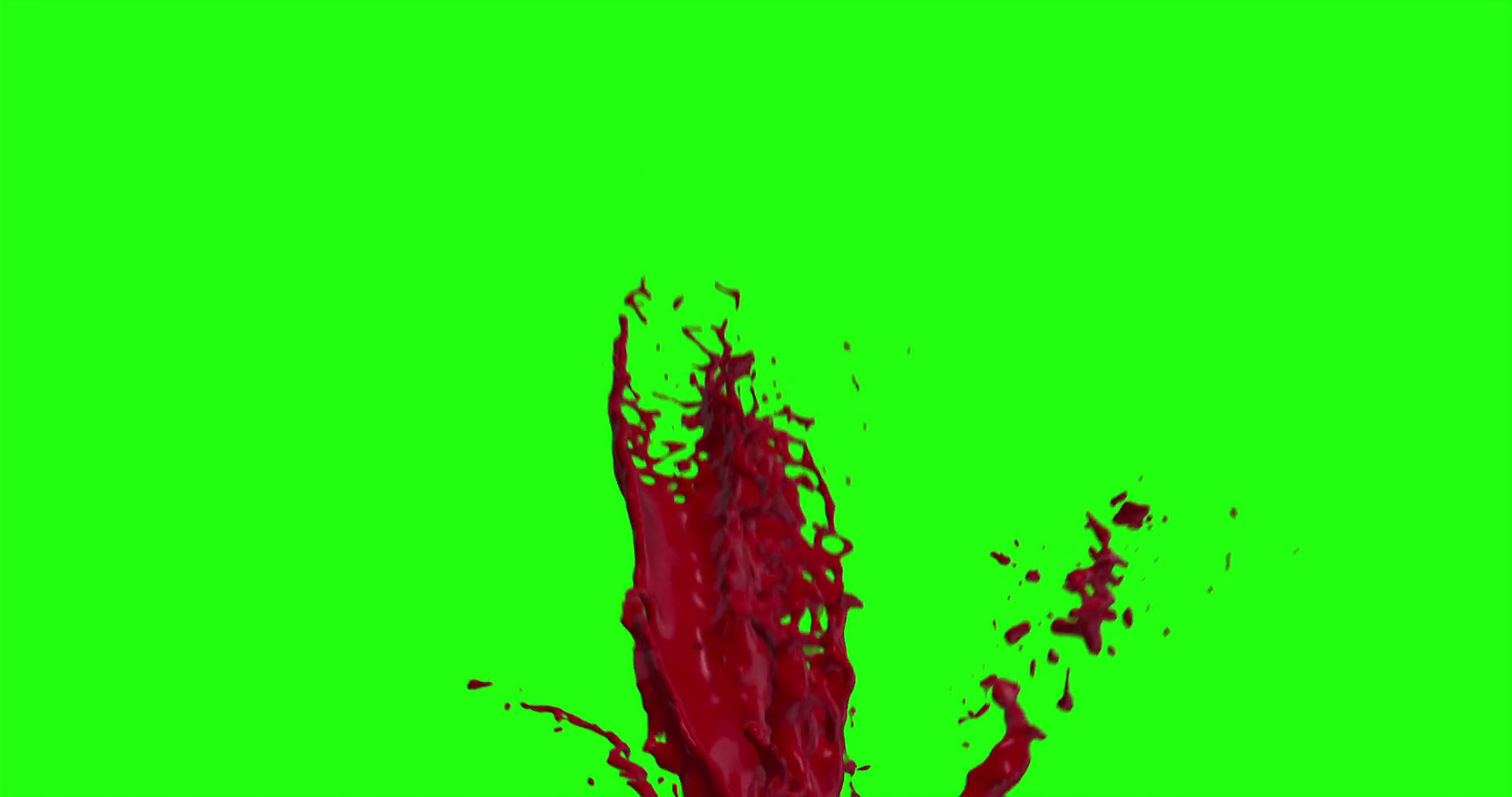 4k Blood Burst Motion Blur (green Screen) 152 Stock Footage SBV ...