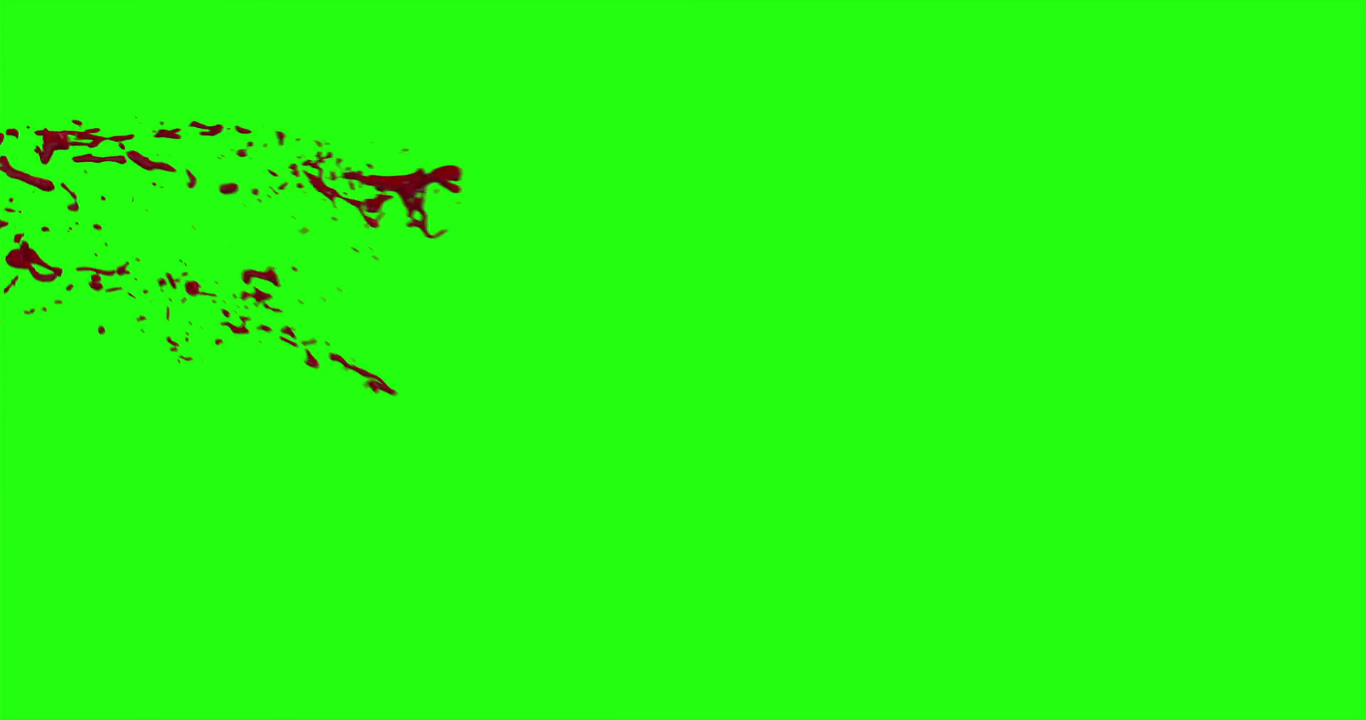 4k Blood Burst Motion Blur (green Screen) 56 Stock Footage SBV ...