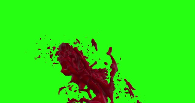 Blood Splatter Greenscreen Stock Footage: Royalty-Free Video Clips ...