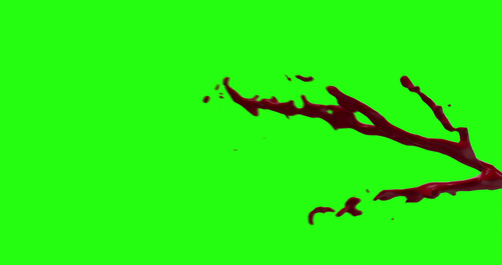 Hd Blood Burst Motion Blur (green Screen) 181 Stock Footage SBV ...