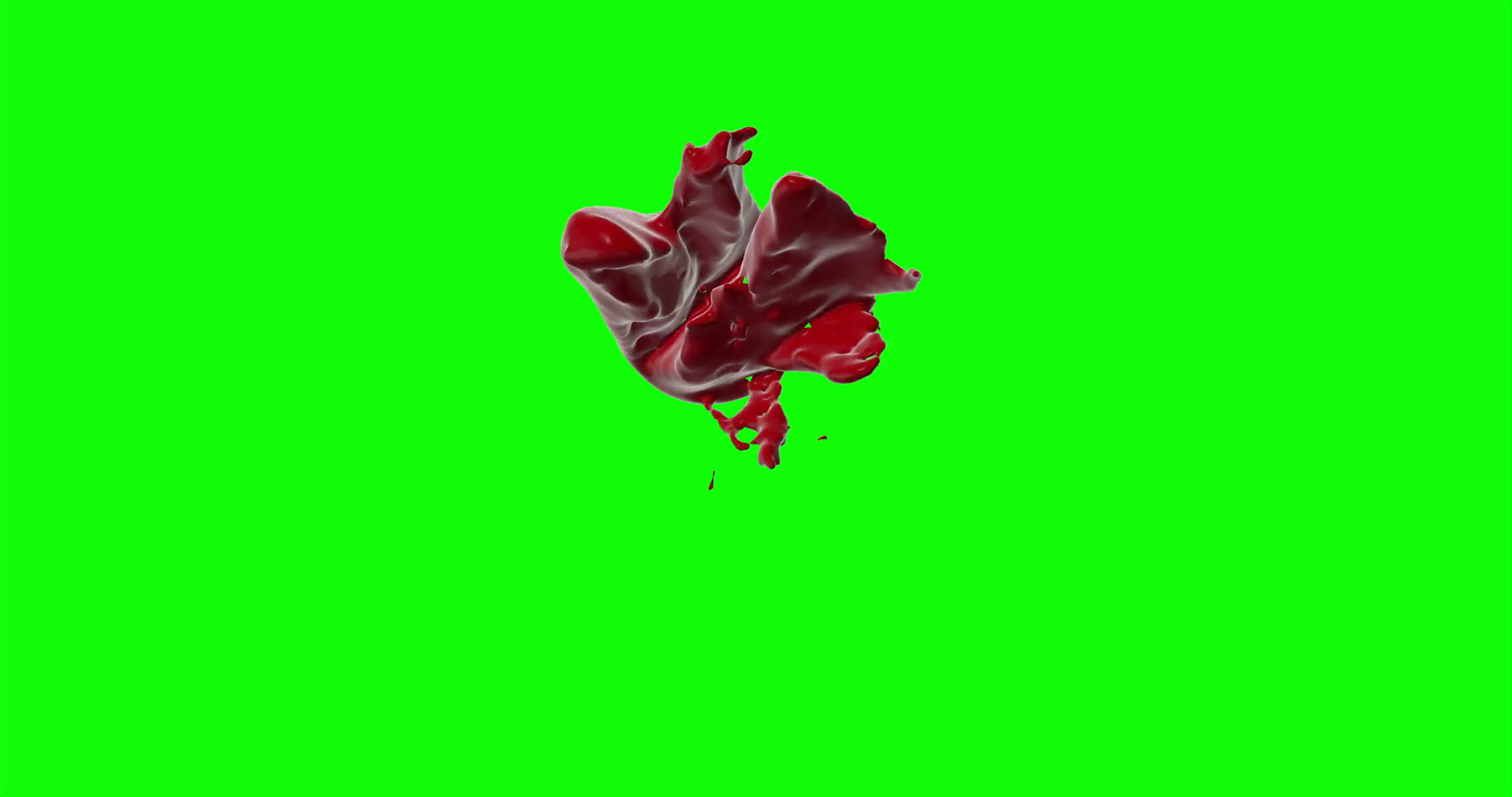 Hd Blood Burst Slow Motion (green Screen) 148 Stock Footage SBV ...
