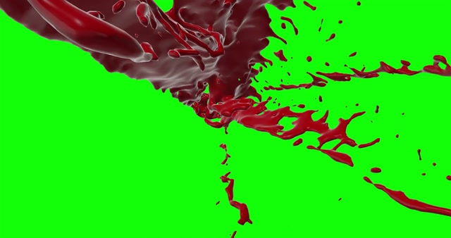 Blood Splatter Green Screen Stock Footage: Royalty-Free Video Clips ...