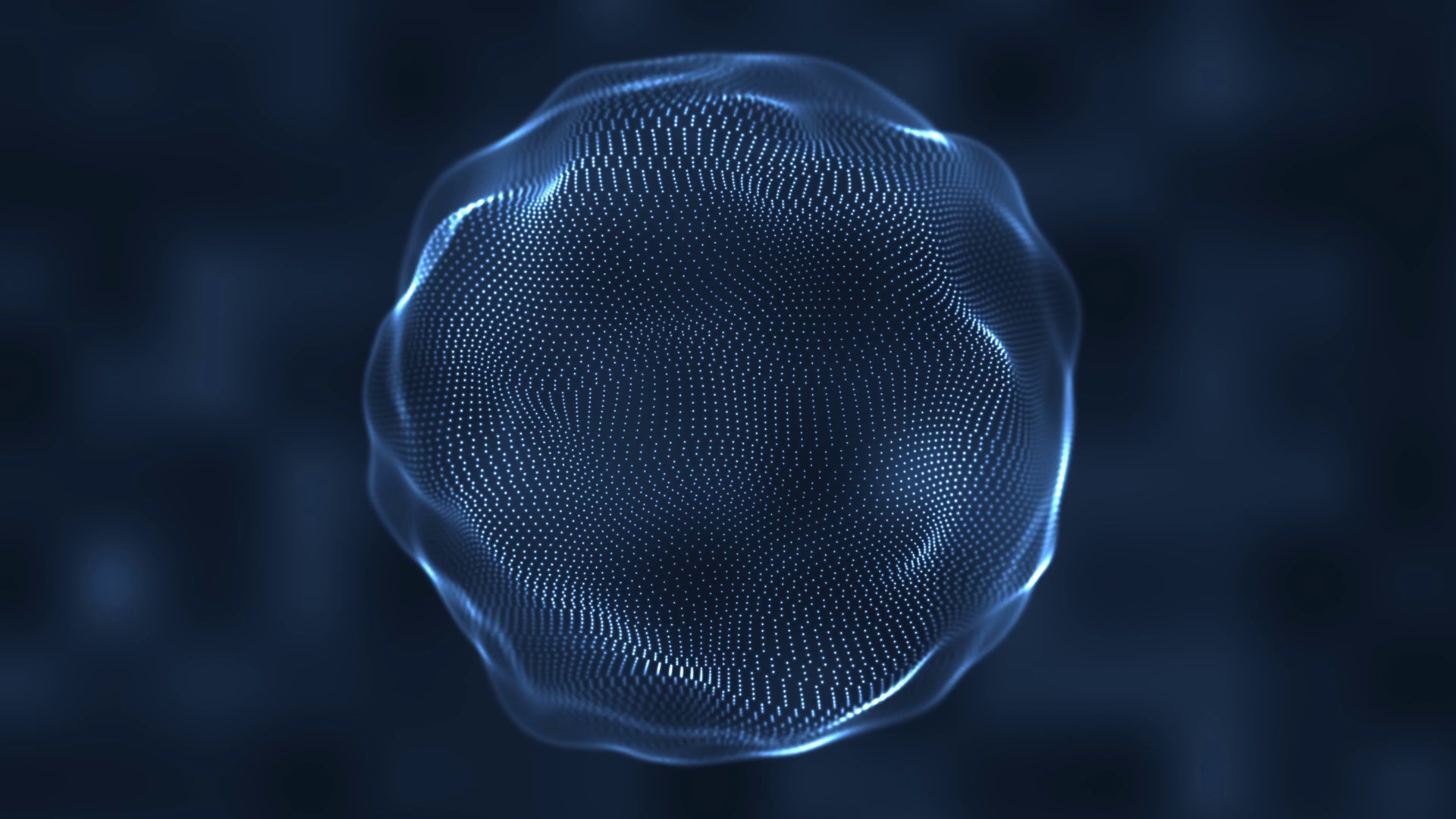 Floating Translucent Mesh Sphere Pulsing In Stock Motion Graphics SBV ...