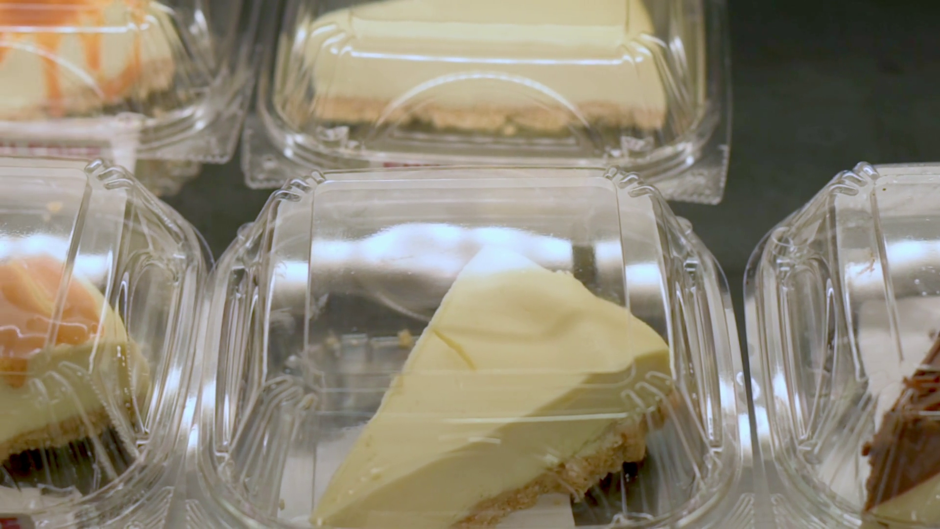 Assorted Slices Of Cake In Transparent Stock Footage SBV-352007783 ...