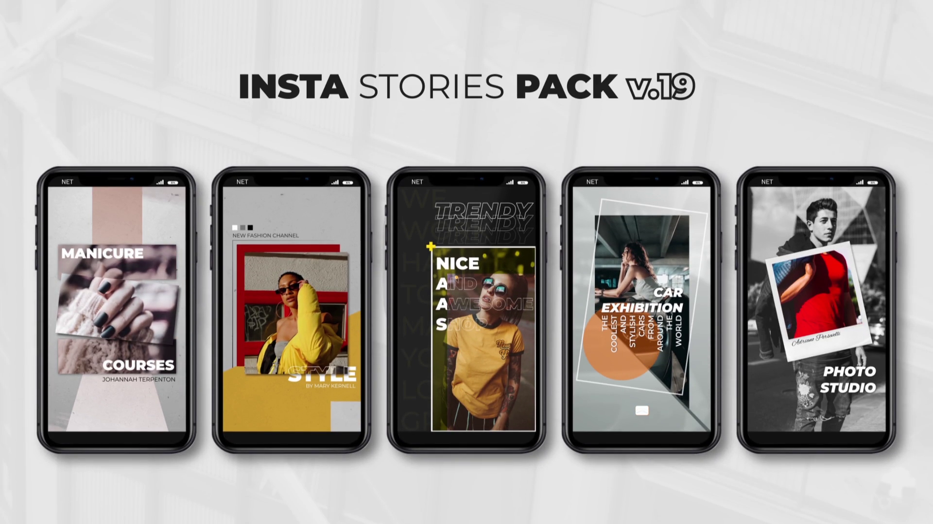 AE Template: Insta Stories Pack V 19 SBV-346553763 - Storyblocks