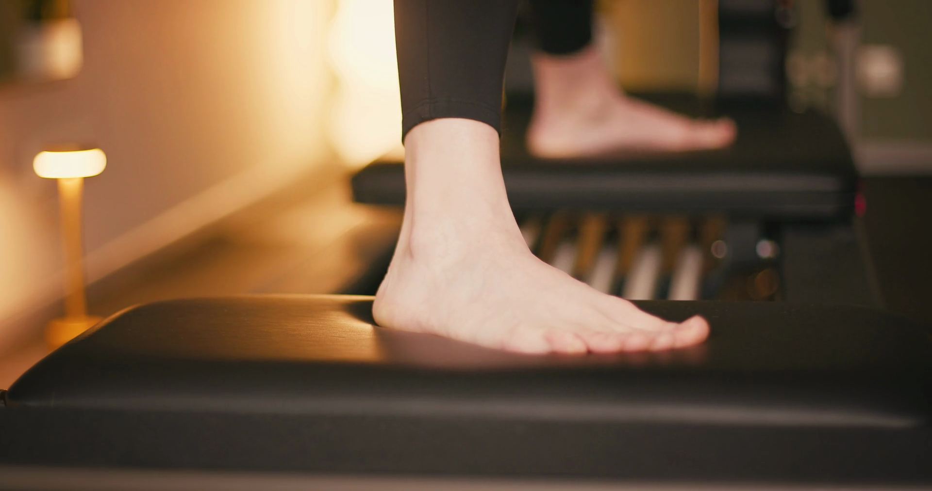 Close Up On Woman's Feet Doing Pilates Stock Footage SBV-352029178 ...