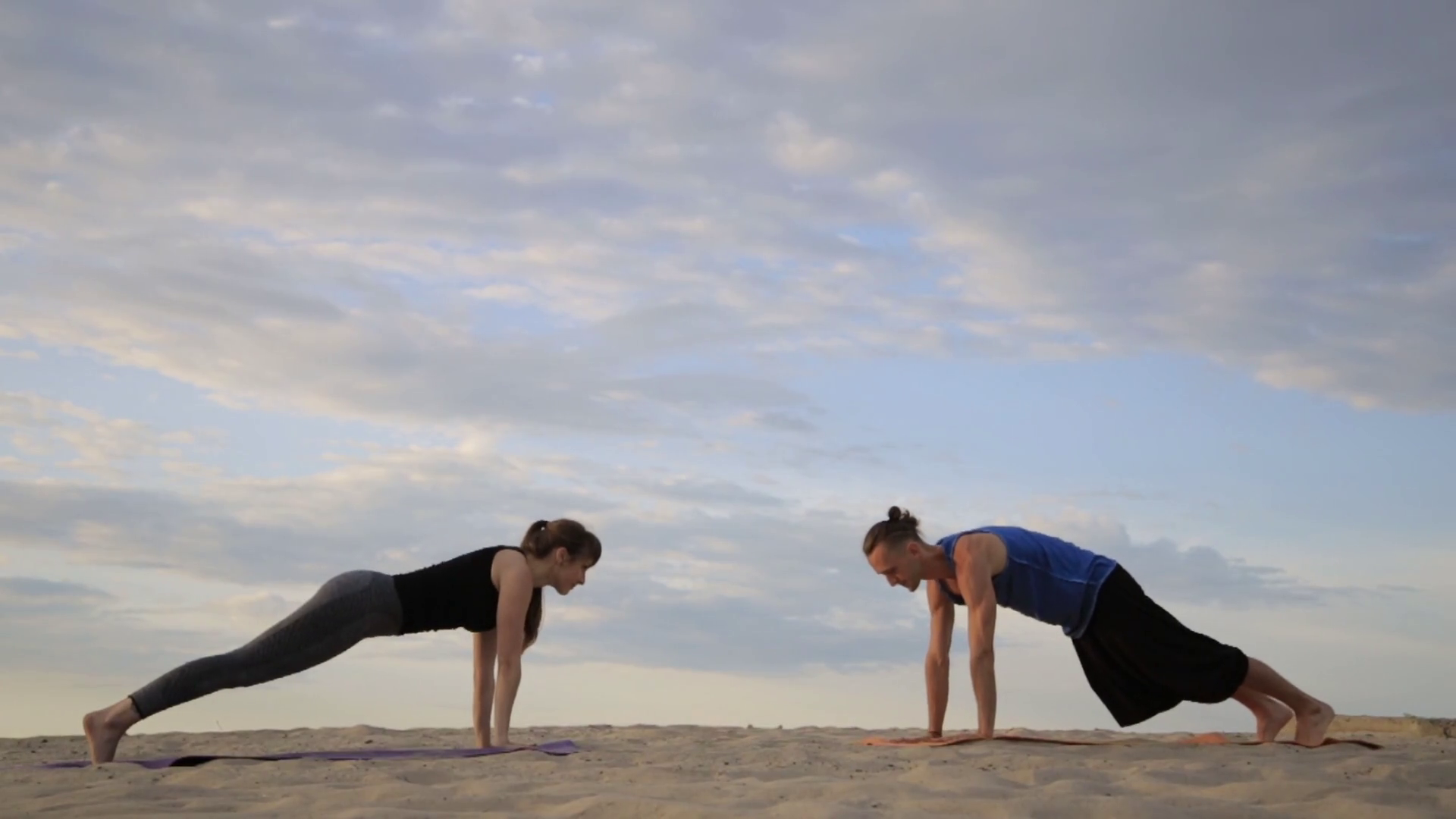 Mixed Race Group Of People Exercising Yoga Stock Footage SBV-315905077 ...