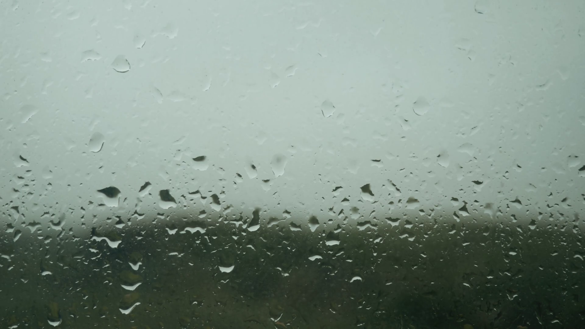 Rain Drops Appearing On Window Glass Rain Stock Footage SBV-326199411 ...