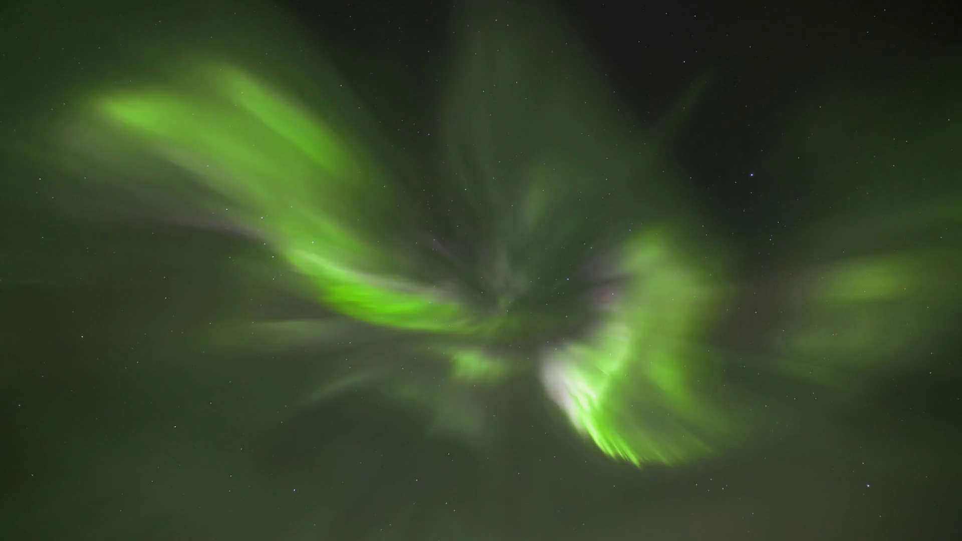 Northern Lights Corona Directly Overhead At Stock Footage SBV-348488479 ...