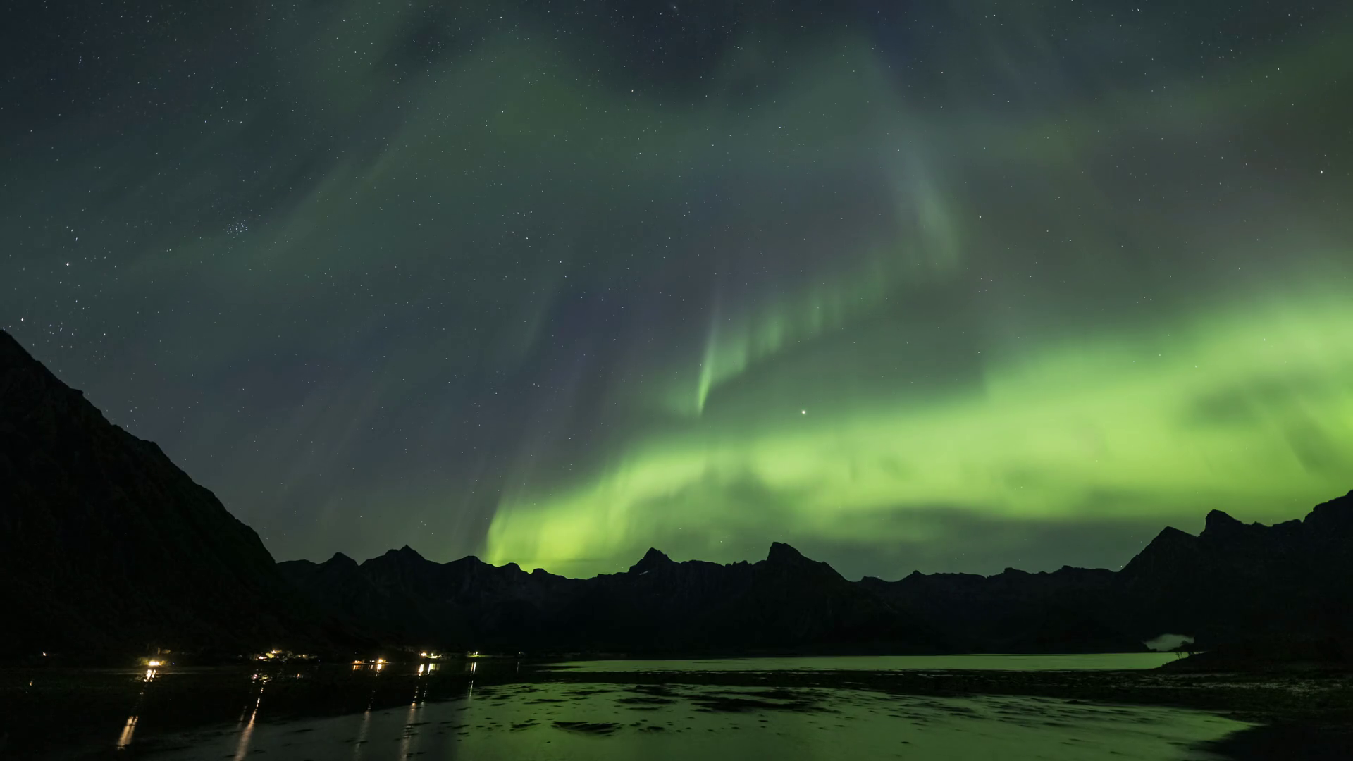Aurora Borealis From Lofoten Area Stock Footage SBV-348507761 - Storyblocks