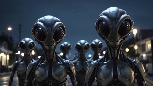 Grey Aliens Stock Footage: Royalty-Free Video Clips - Storyblocks