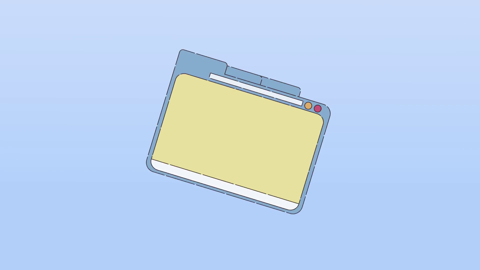 Digital Work Animation With Webpage Template Stock Footage SBV ...