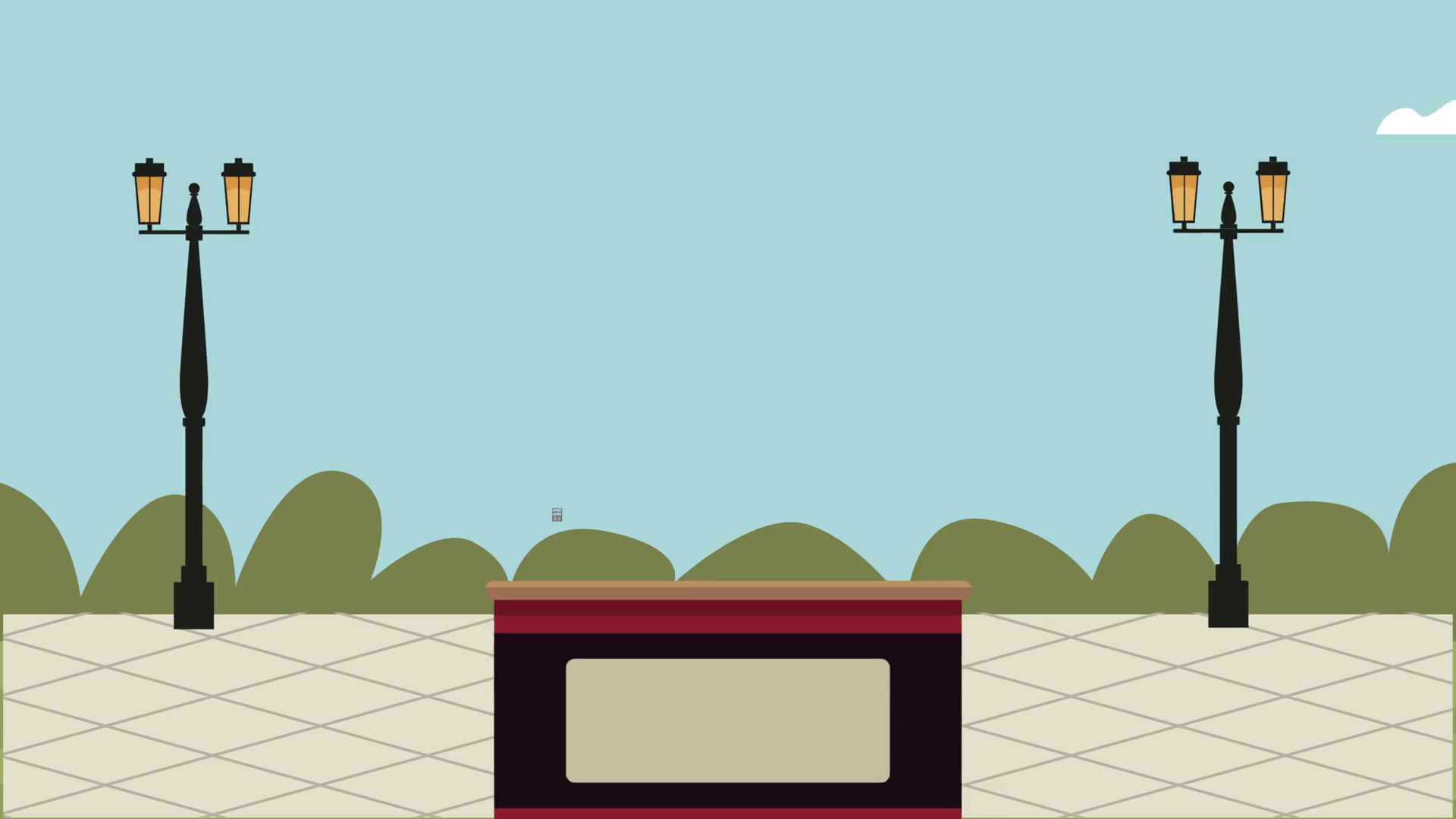 Coffee Shop Animation With Worker In Kiosk Stock Motion Graphics SBV ...