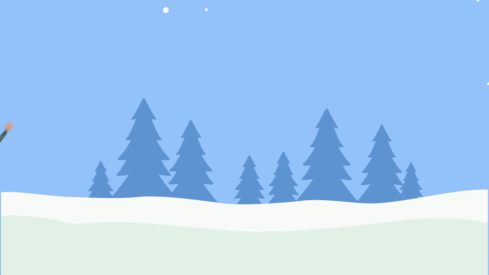 Boy Running In Winter Scene Animation Stock Motion Graphics SBV ...