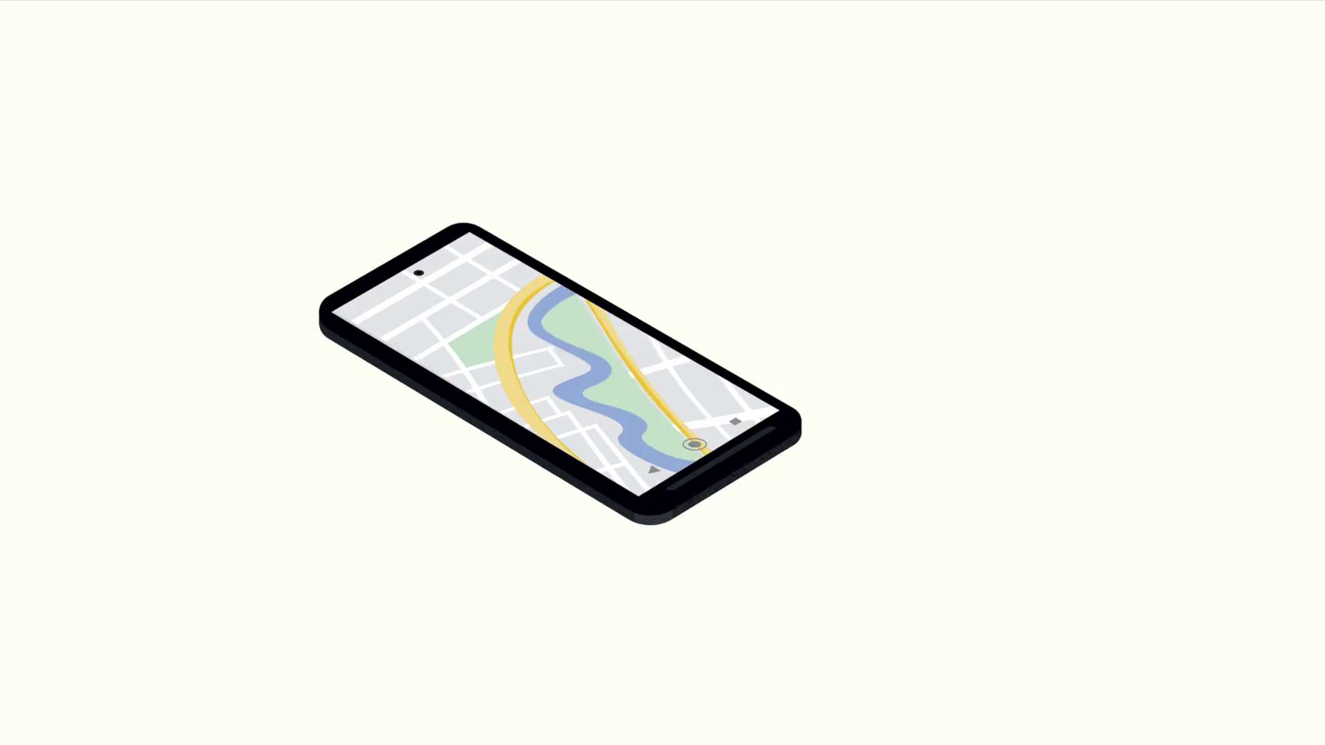 gps location service animation with pin in smartphone Motion Background ...